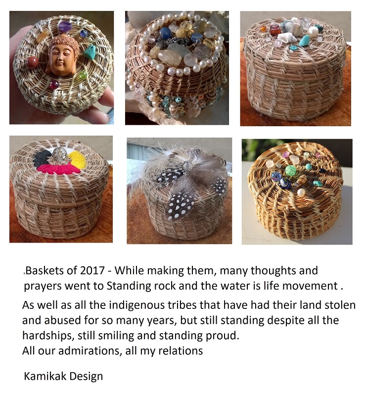 Kamikak Design - Pine needles medicine wheels and baskets - Inspired ...